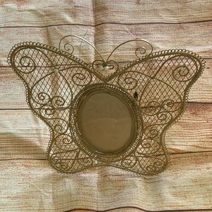 Other | Vintage Elegant Butterfly Photo Picture Frame | Poshmark